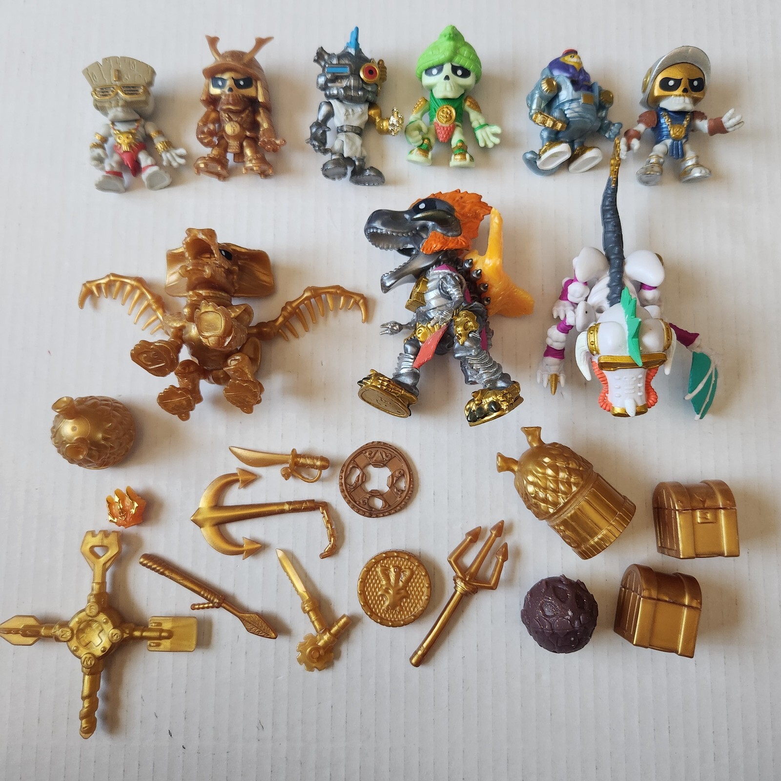 Lot of Treasure X Figures and Weapons Accessories Mixed Bundle Used | eBay