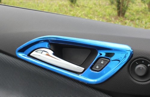 For Chevrolet Cruze 2016-2019 Blue Titanium Inner Door Handle Frame ...