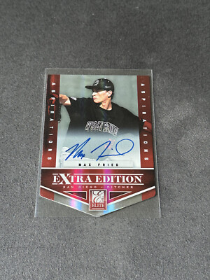 Max Fried 2012 Elite Extra Edition Aspirations Die Cut Auto Autograph 063/100 | eBay