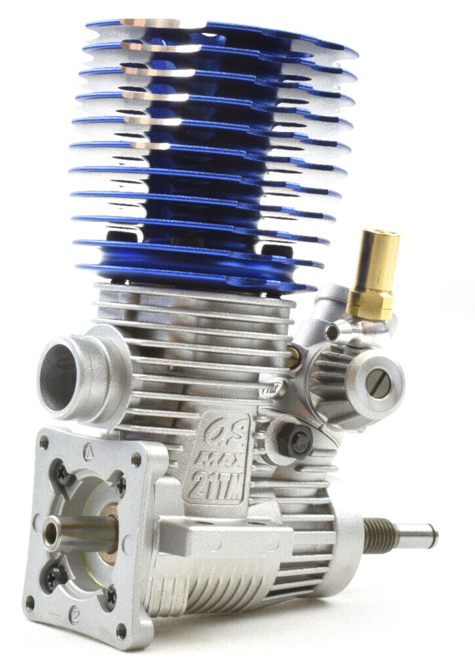 OS Engines MAX-21TM W/ 11K-R Carb & Revo Manifold RC Nitro 2 Stroke ...
