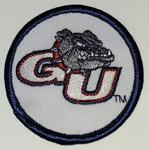 Gonzaga University Bulldogs, GU Zags round logo patch Iron On ...