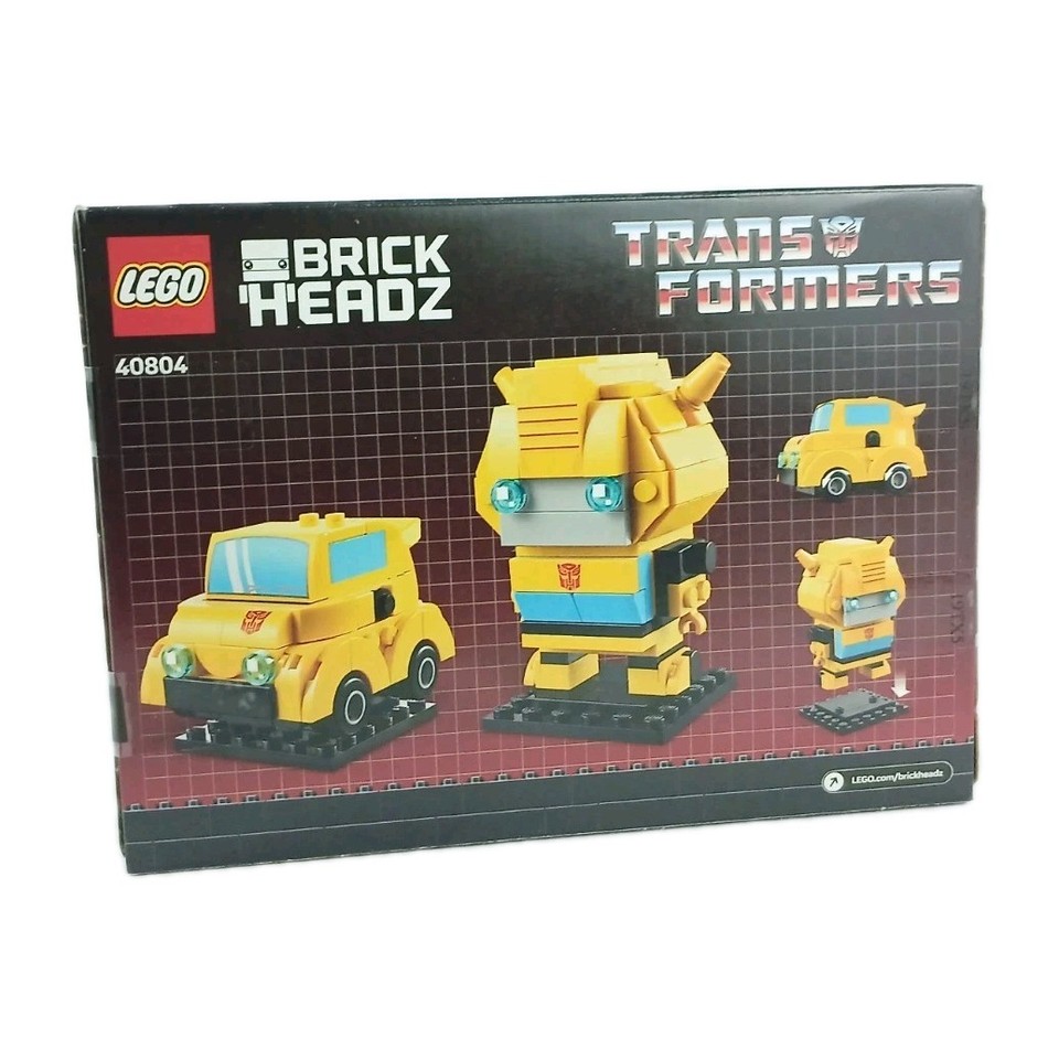 LEGO® Brickheadz Transformers Bumblebee Robot & Vehicle Building Set ...