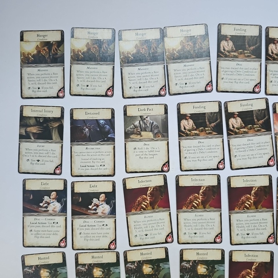 Tiny Condition 32 Cards FOR Eldritch Horror Card Game Replacement Parts ...