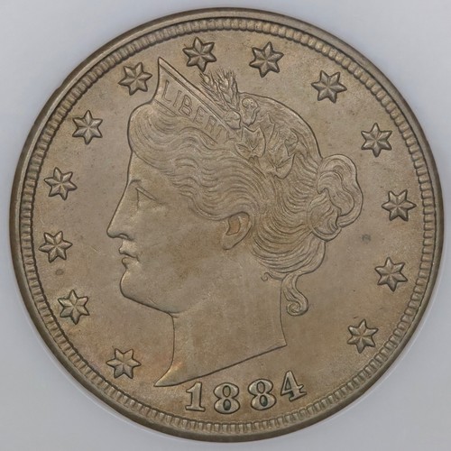 1884 5c Liberty Nickel - NGC MS 63 Fatty Holder | eBay