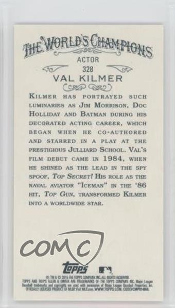 2015 Topps Allen & Ginter's Mini Val Kilmer #328 | eBay