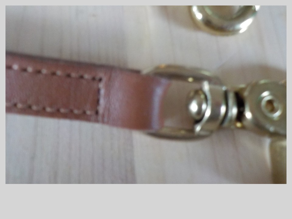 New Coach Replacement Purse Strap, Brown, Brass Hardware | eBay