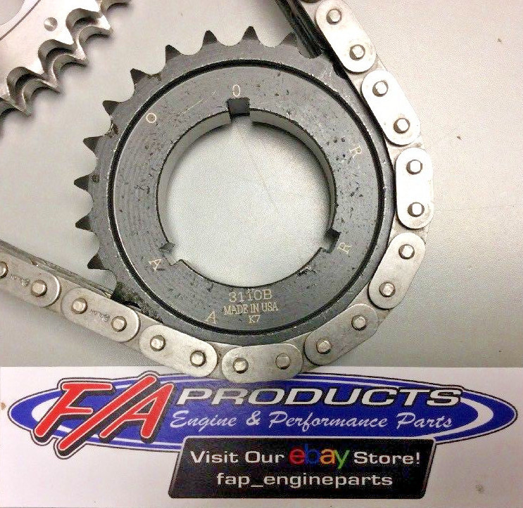 Big Block Chevy 454 Billet .250" Roller Timing Set With Bearing S.A ...