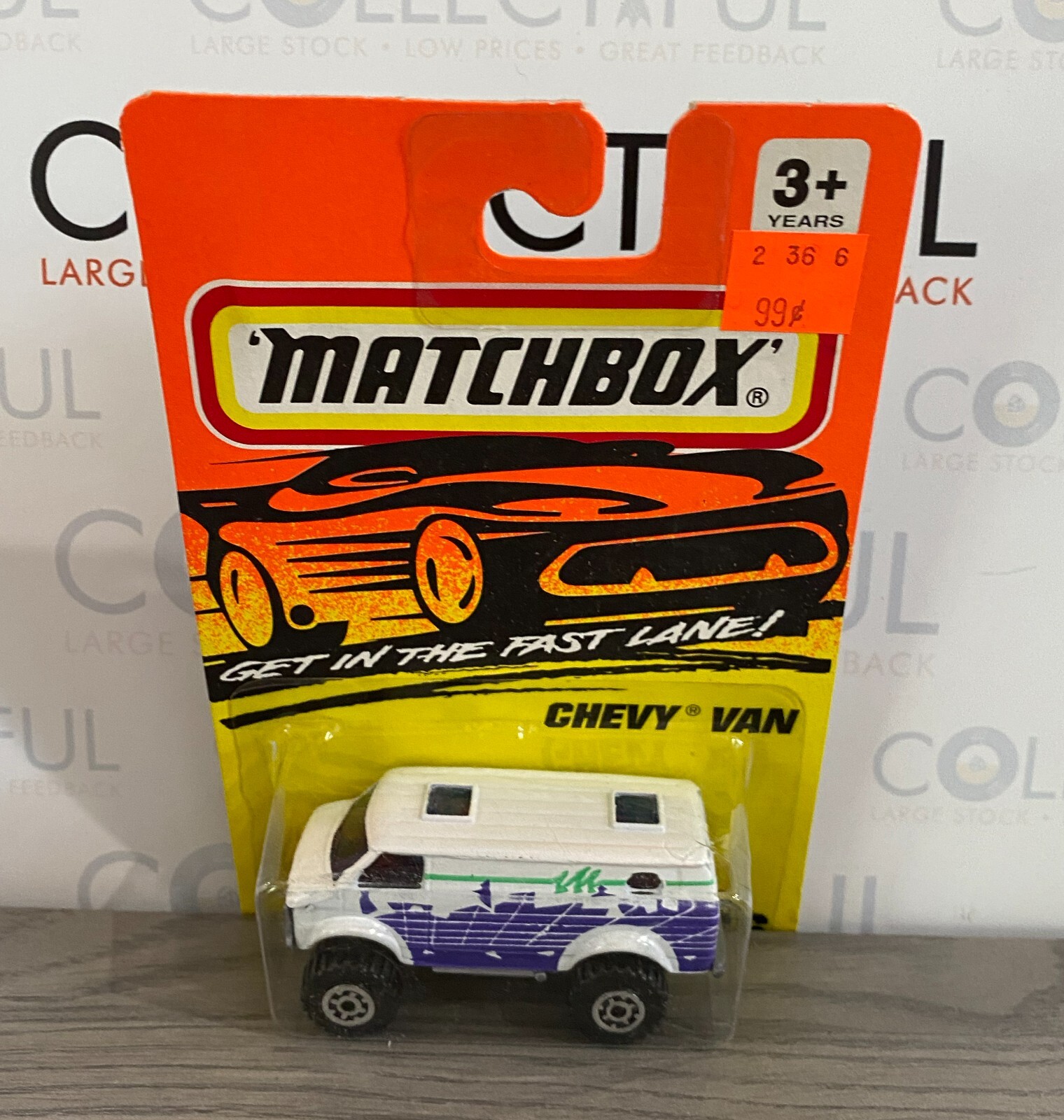 MATCHBOX - #26 - CHEVY VAN - WHITE & PURPLE - 1994 - DIECAST CAR *MOC*🔥 ...
