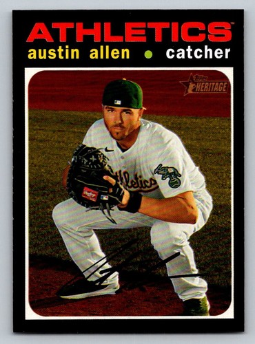 Austin Allen #666 2020 Topps Heritage Oakland Athletics | eBay