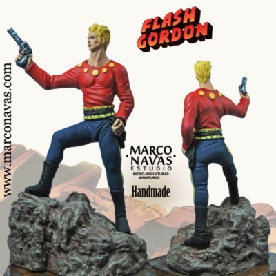 MARCO NAVAS STUDIO LIMITED EDITION HAND PAINTED FLASH GORDON (1 FIGURE ...