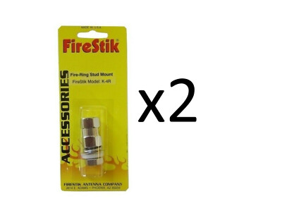 Lot of 2 FIRESTIK K-4R CB RADIO ANTENNA FIRE RING STUD MOUNT | eBay