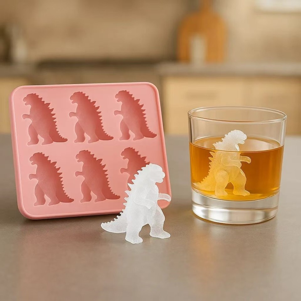 Silicone Ice Cream Cookies Chocolate Treats Ice Cube Godzilla Molds ...
