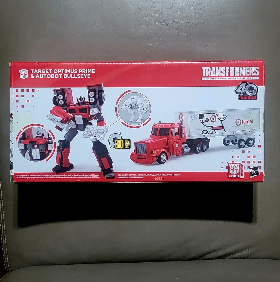 Transformers X Target Optimus Prime & Autobot Bullseye | eBay