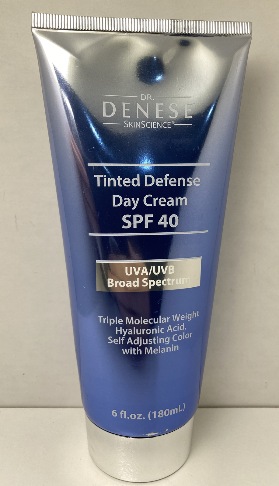 DR. DENESE Jumbo SEALED 6 oz Tinted Defense Day Cream SPF 40 Exp:01/ ...