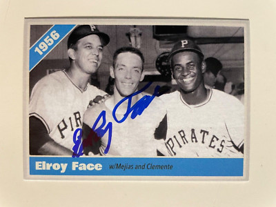 ELROY FACE autograph PITTSBURGH PIRATES Clemente baseball MLB custom ...