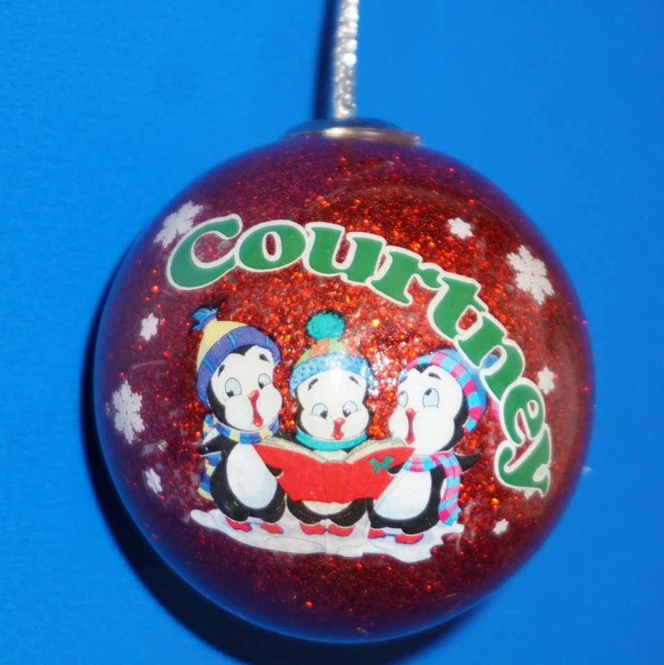 Christmas Ornament Ball Personalized The Name People Many Colors Pick ...