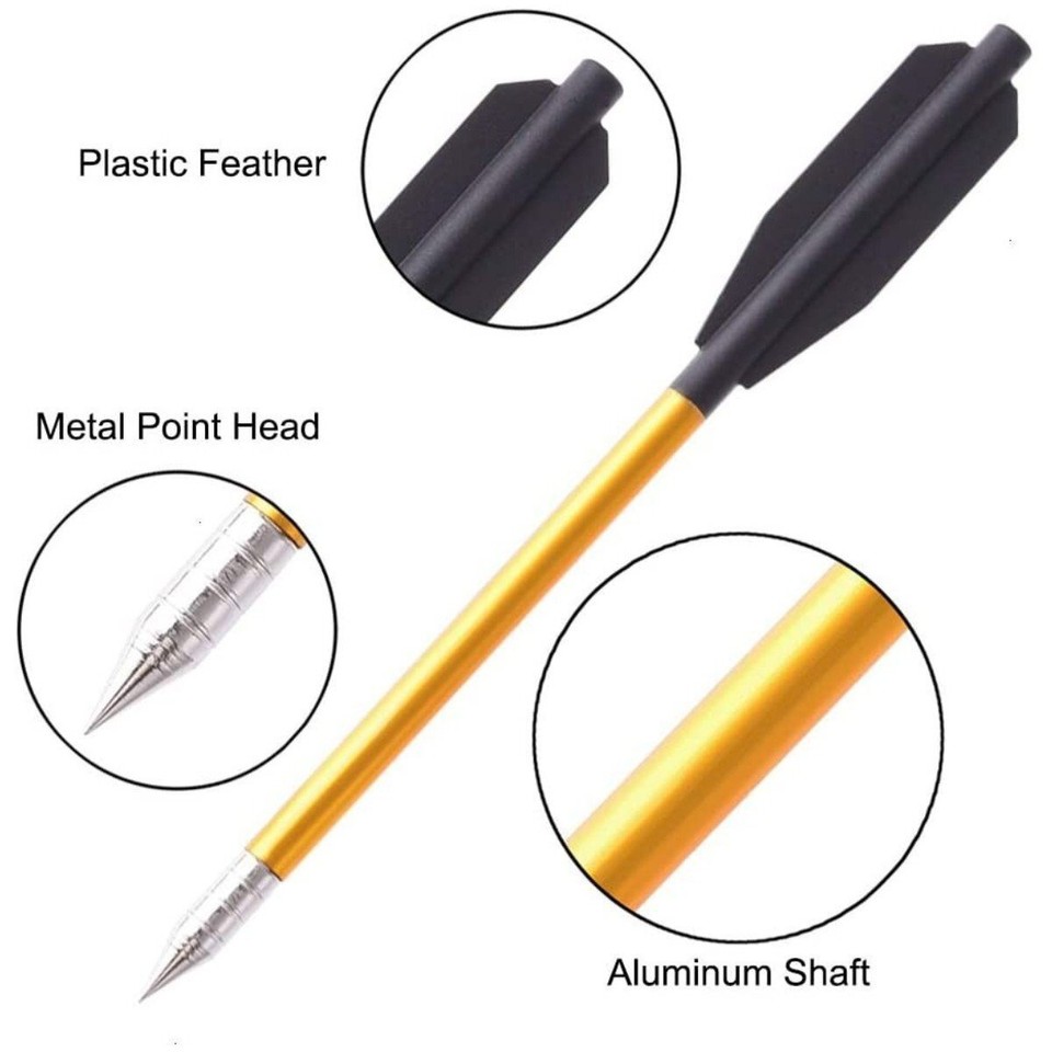 36Pcs Aluminum Crossbow Bolts For 50 &80 lb Pistol Crossbow 6.3 ...