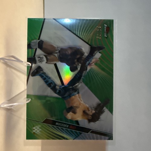 2020 Topps Finest WWE - Green Refractor #55 Mustafa Ali /99 | eBay