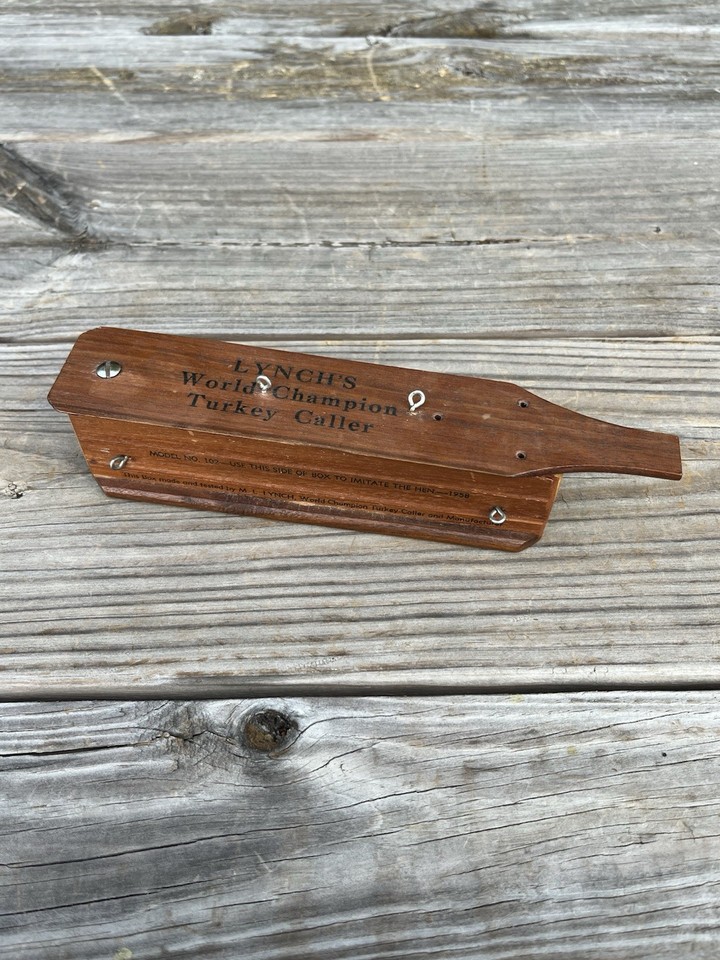 Vintage Lynch World Champion Turkey Call, Model 102, 1958 Birmingham ...