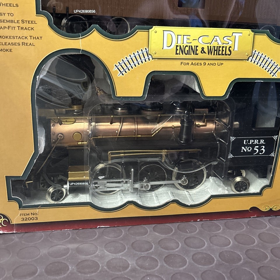 RAILWAY Express Complete Electric Train Set with SMOKE UNION PACIFIC ...