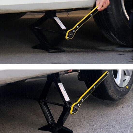 2 Ton Scissor Jack w/ Ratchet Wheel Lug Wrench Speed Handle for Car Van ...