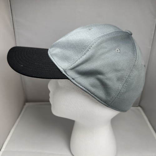 Starter Brand Hat Cap Gray Black Two-Tone Fitted Stretch OSFA Classic ...
