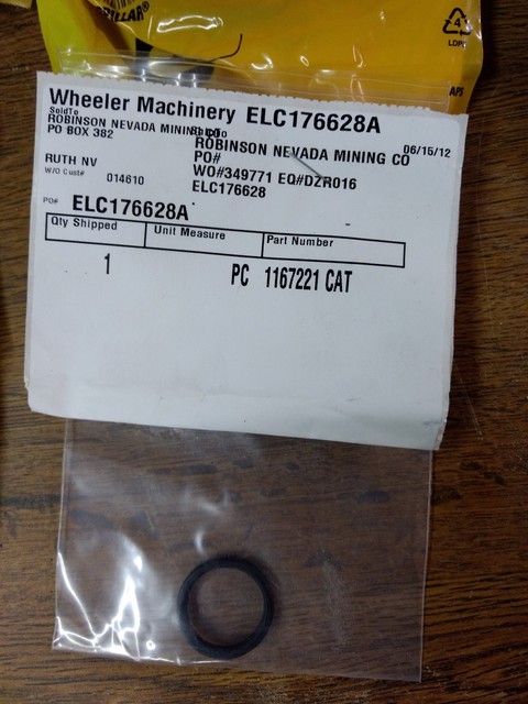 Caterpillar Seal 1167221 CAT 166-7221 for sale online | eBay