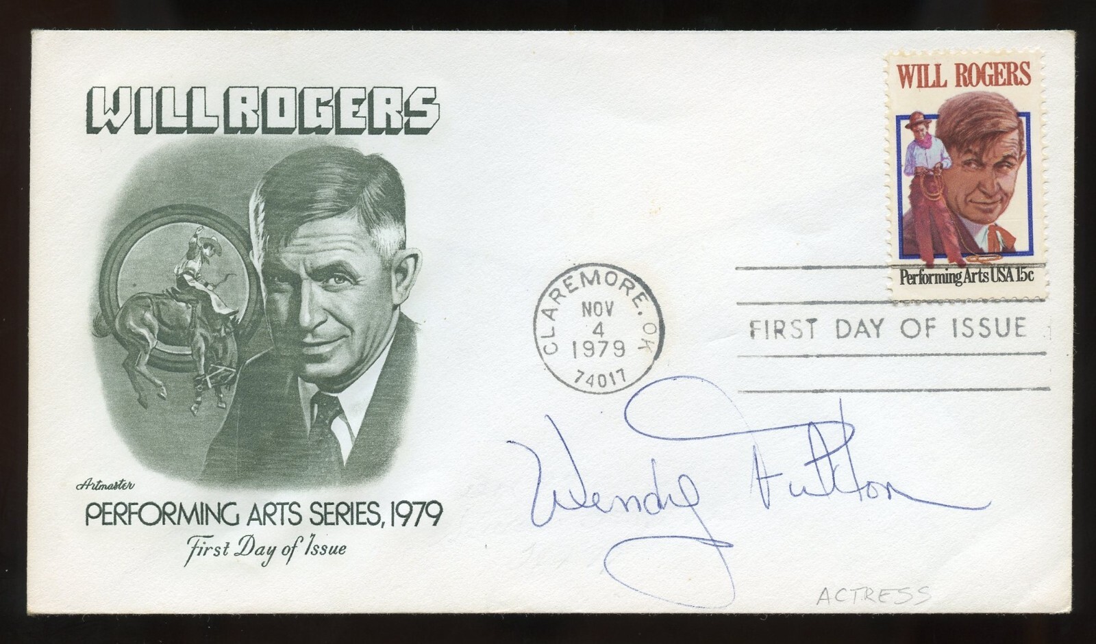 Wendy Fulton signed autograph auto Actress Knight Rider First Day Cover ...