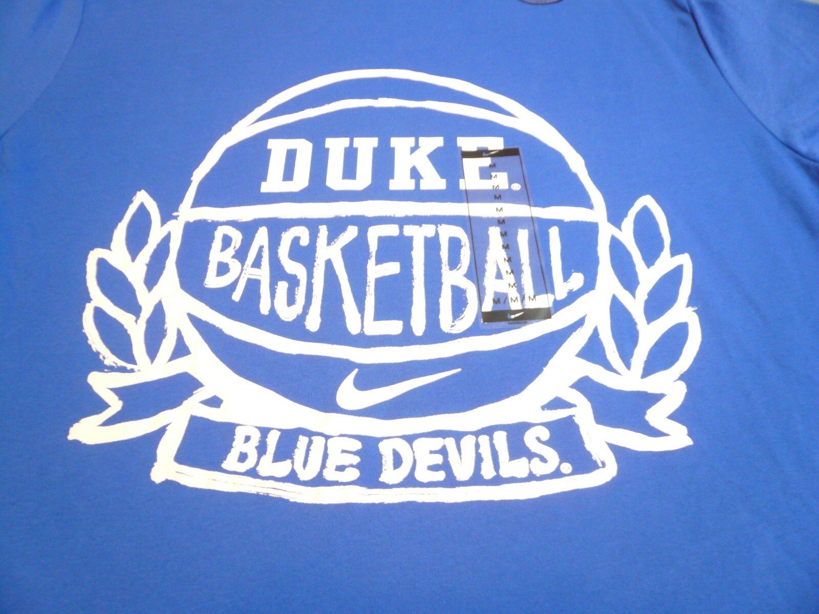 Nike Duke Blue Devils Crest MEDIUM BRAND NEW shirt NWT dri fit ...