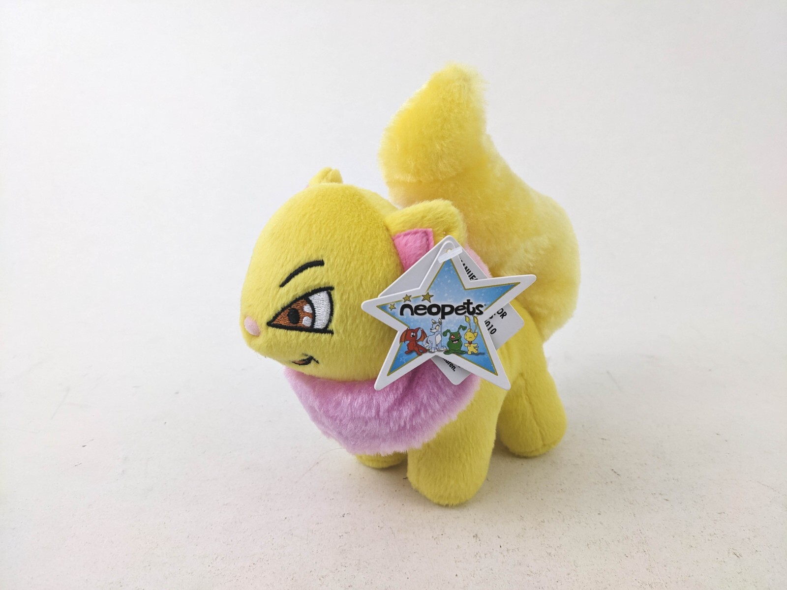 2004 Neopets Yellow Wocky Cat Plush Thinkway Toys With Tag Stuffed ...