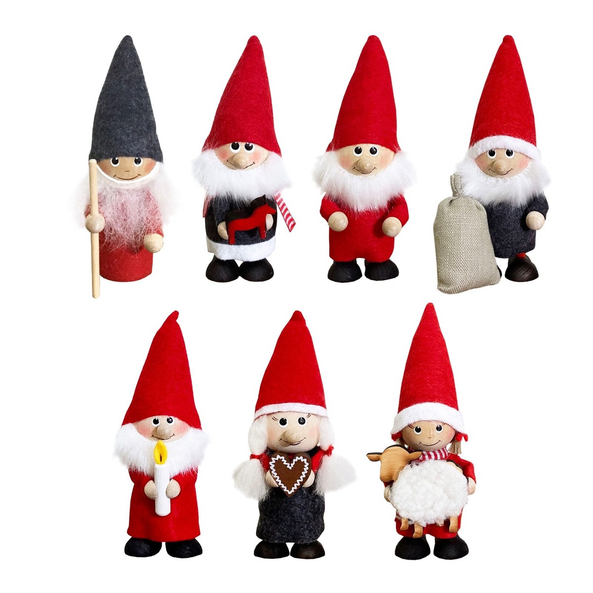 Sweden Christmas Tomte Swedish Christmas Tomte Stock Illustrations