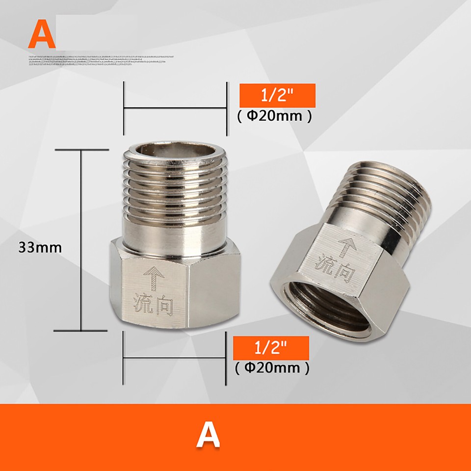 1/2" BSP Threaded Male Ports One Way Air Check Gas,Water Valve Handy | eBay