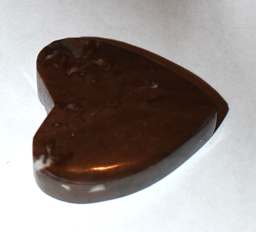 Flowering Blue Ridge Jade Chocolate Heart Hand Carved Ridge North ...