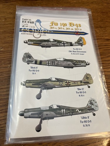 1/48 EagleCals #48060 Fw190D-9s | eBay