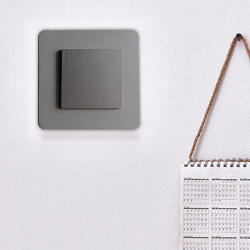 4pcs Aluminum Composite Panel SelfLight Switch Cover Socket Sticker | eBay