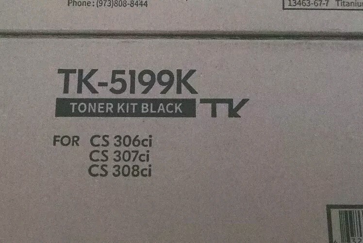 Copystar Kyocera Technology TK-5199K Black Toner Kit For CS 306ci ...