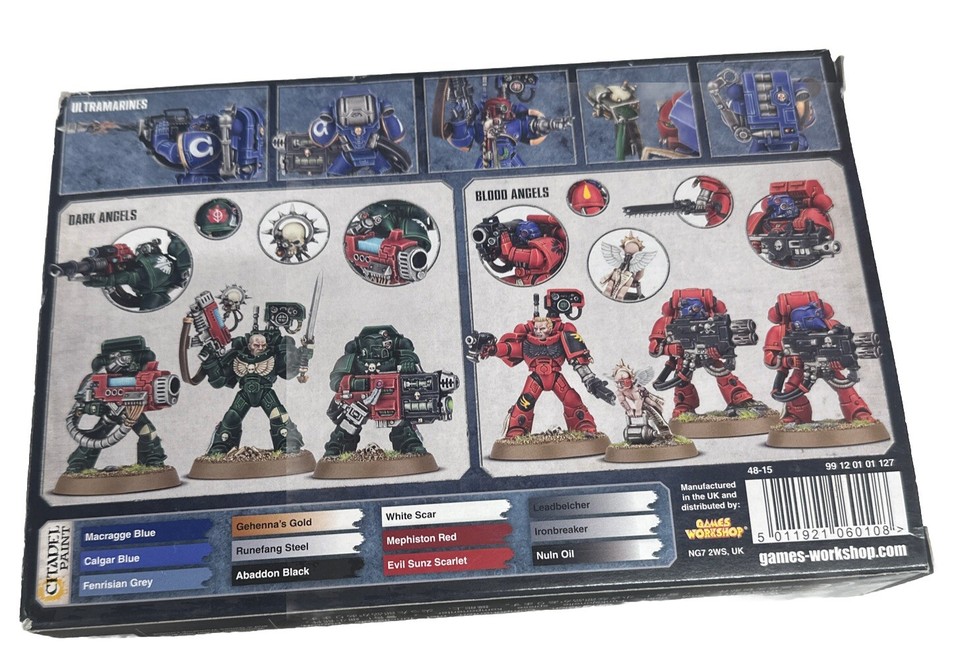 Games Workshop Warhammer 40K Space Marines Devastator Squad 5 Miniature ...