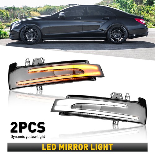 2x Dynamic LED Indicator Turn Signal Light Fit Mercedes Benz W204 W212 ...