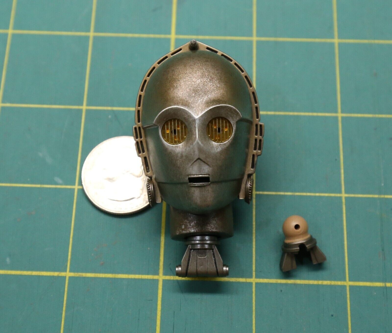 Hot Toys 1/6 MMS649 Battle Droid Attack of the Clones - C-3PO Head ...