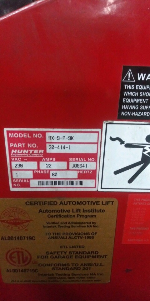 Hunter Scissor Wheel Alignment rack and DSP600 Camera system | eBay