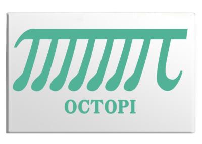 Octopi Pi Day Octopus Comic Math Teacher Nerd Pun Gift Kitchen Fridge ...