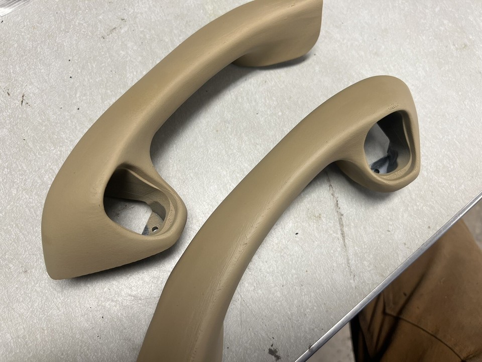 1996-2002 BMW Z3 Interior Door Pull Handle Pair Left and Right Beige ...