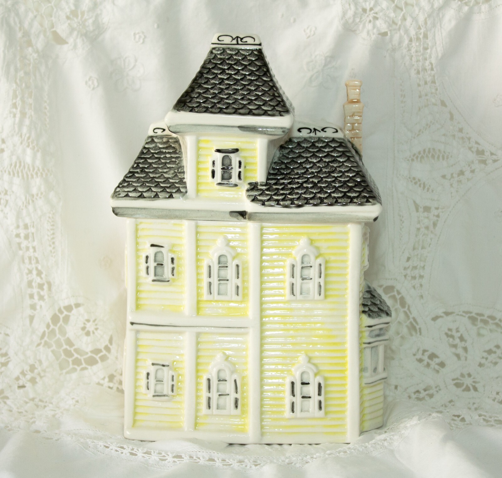 Victorian House Cookie Jar Small Town Kitchen Decor | eBay
