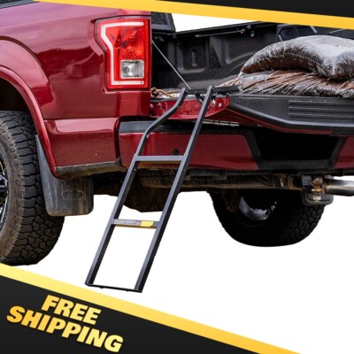 Adjustable Tailgate Ladder Pickup Truck Rear Gate Step Ladders ...