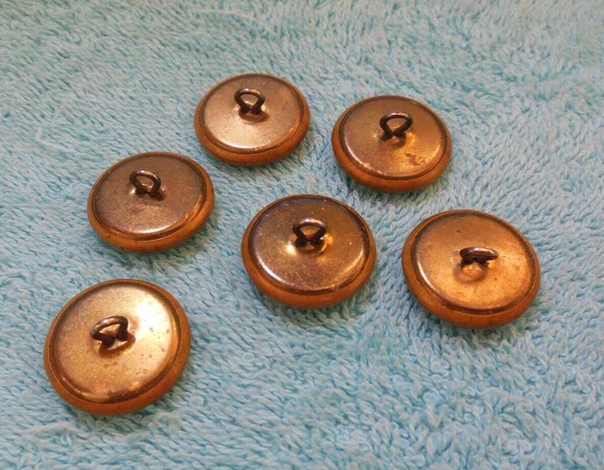 Merchant Navy, Brass Buttons, Roped Rim | eBay