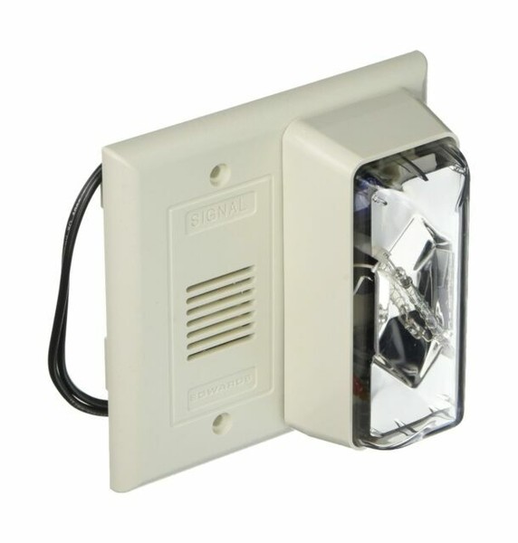 Edwards Signaling 7007B-N5 Strobe Buzzer 120VAC - White for sale online ...