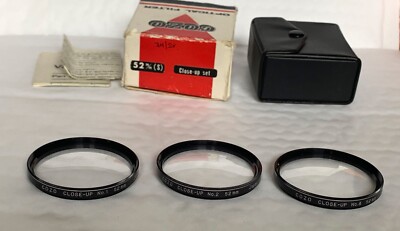 Cozo 52mm Fit, Close-up +1,+2, and +4 Filter Set, & Keeper | eBay UK
