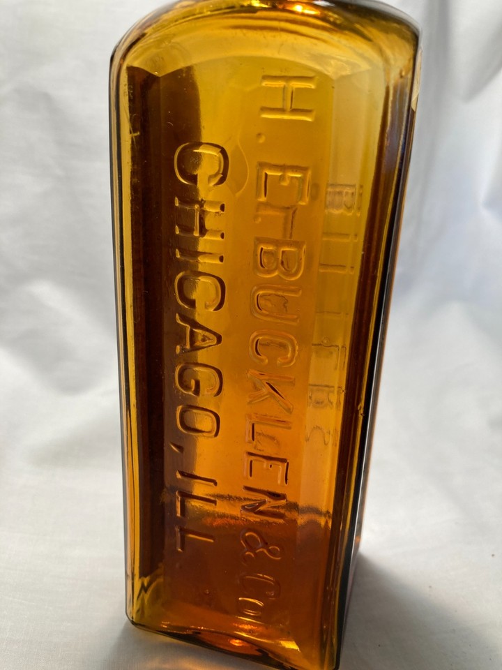 c1890s Electric Bitters H. E. Bucklen & Co. Chicago, IL, cork top ...