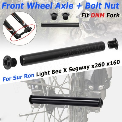 Front Wheel Axle & Bolt Nut For Surron Sur Ron Front Fork Axle For Dnm ...