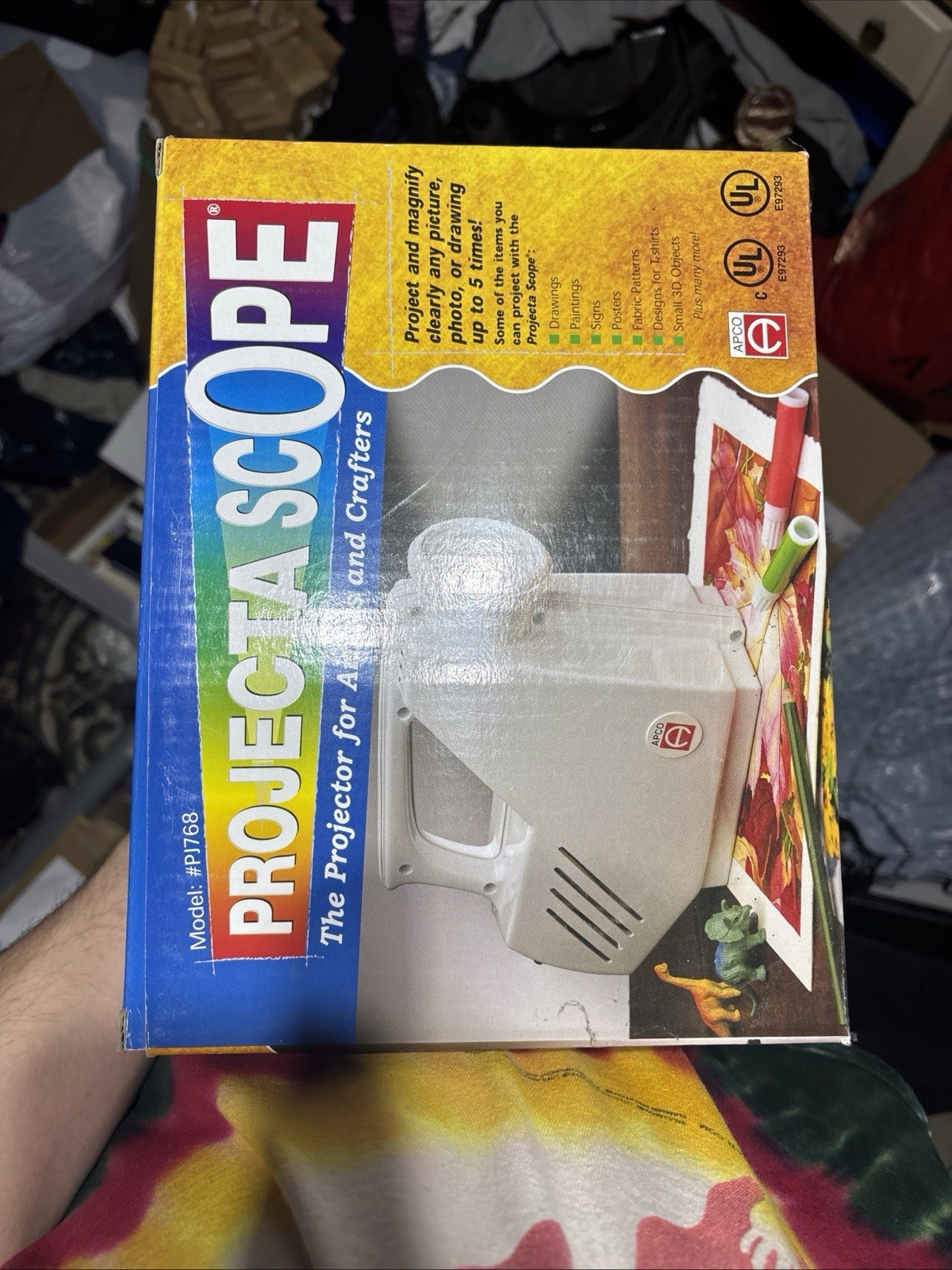 Projecta Scope Model # PJ768 The Projector For The Artist And Crafters ...